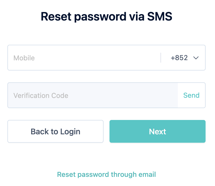 How to reset password? What if I forgot my password? – OneShip