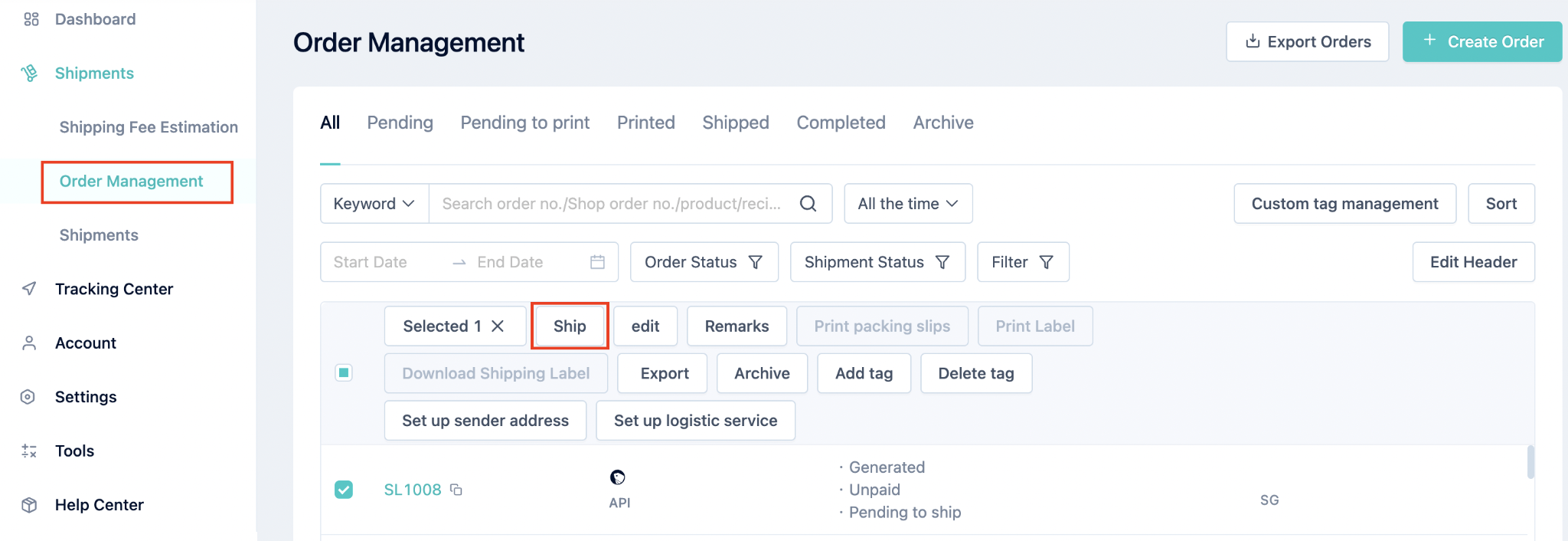 [Singapore] SingPost - User Guide – OneShip