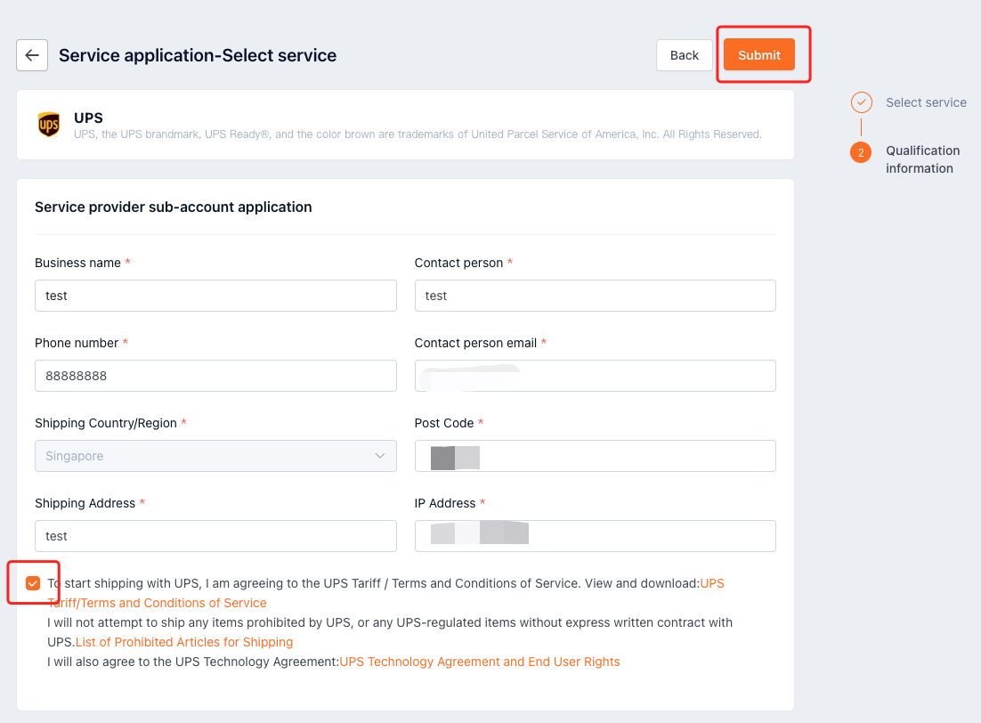 [Singapore] UPS - User Guide – OneShip